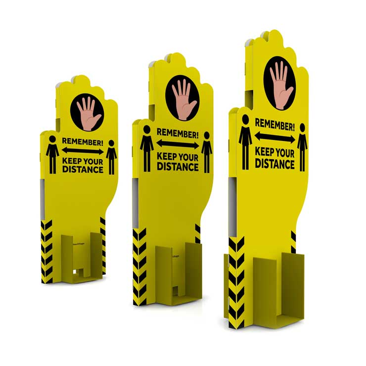 SafeSpace - Covid-19 Communication Standee | Smurfit Kappa