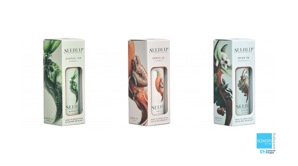 Gold for Seedlip’s Premium Drinks Packaging Solution - Saxon Packaging